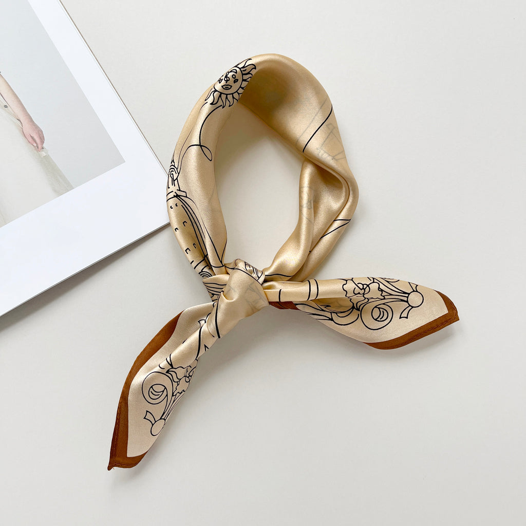 City Walk Silk Square Scarf - 53cm Women's Bandana – LuluLane