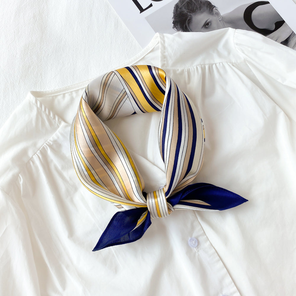 Sunburst Stripes Silk Scarf - 53cm Women's Bandana – LuluLane